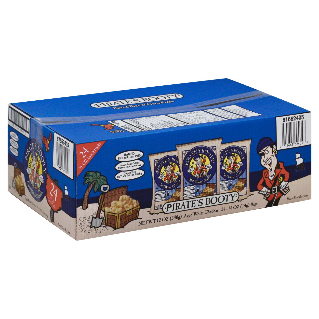 Pirate's Booty Multipack Baked Rice and Corn Puffs - Shop Chips at H-E-B