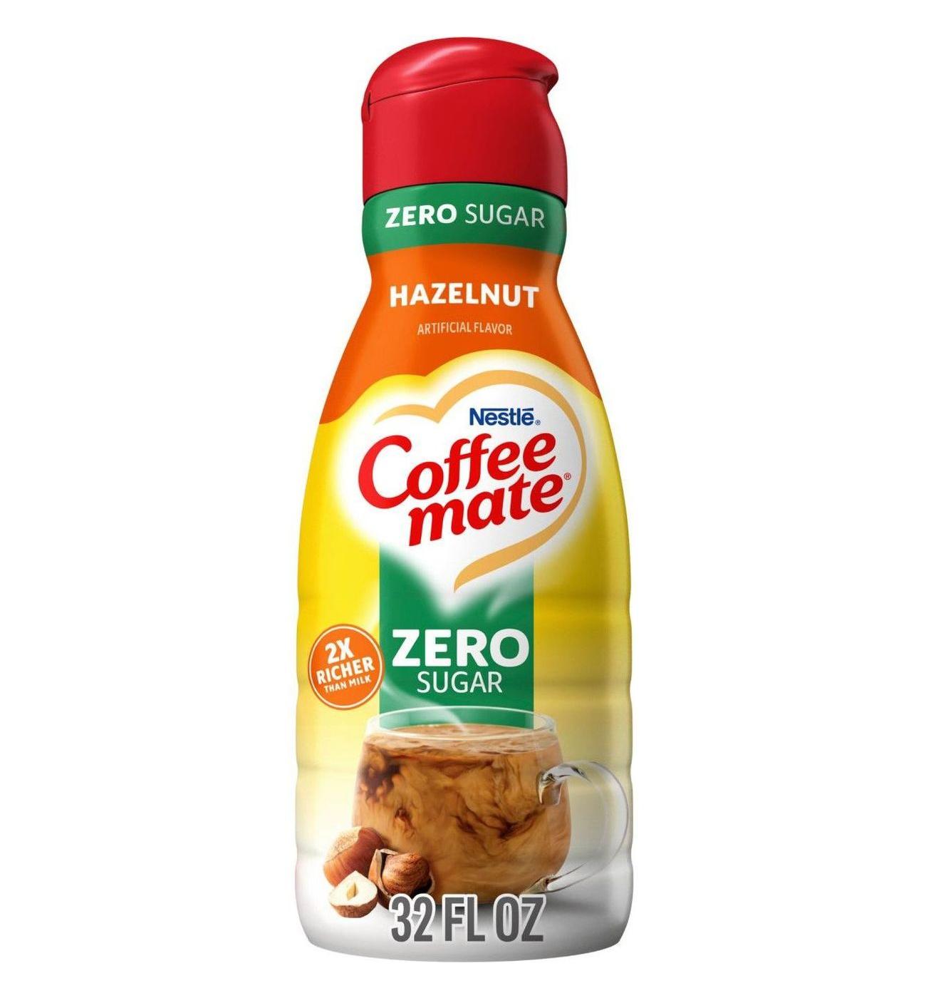 Nestle Coffee Mate Zero Sugar Coffee Creamer - Hazelnut - Shop Coffee ...