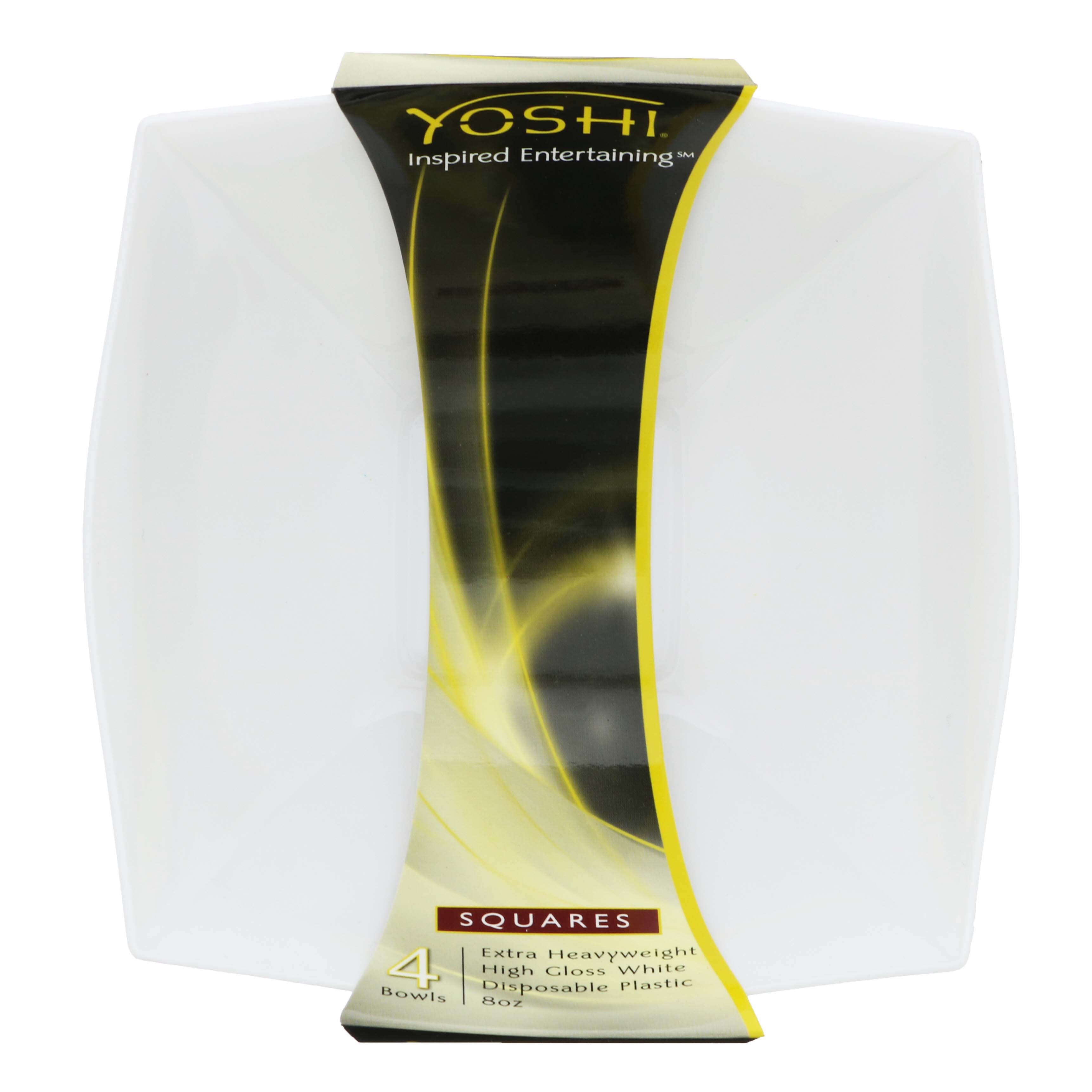 Yoshi Square Bowl White, 16 oz - Shop Plates & bowls at H-E-B