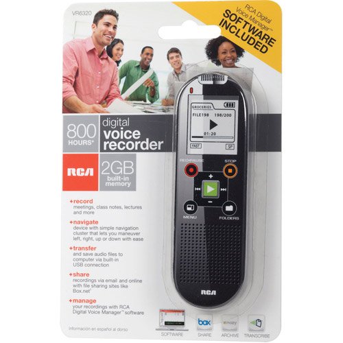 RCA VR6320 Digital Voice Recorder - Shop Keyboards & mice at H-E-B