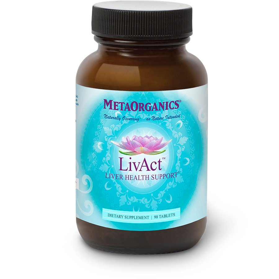 MetaOrganics LivAct Liver Health Support Tablets - Shop Herbs ...