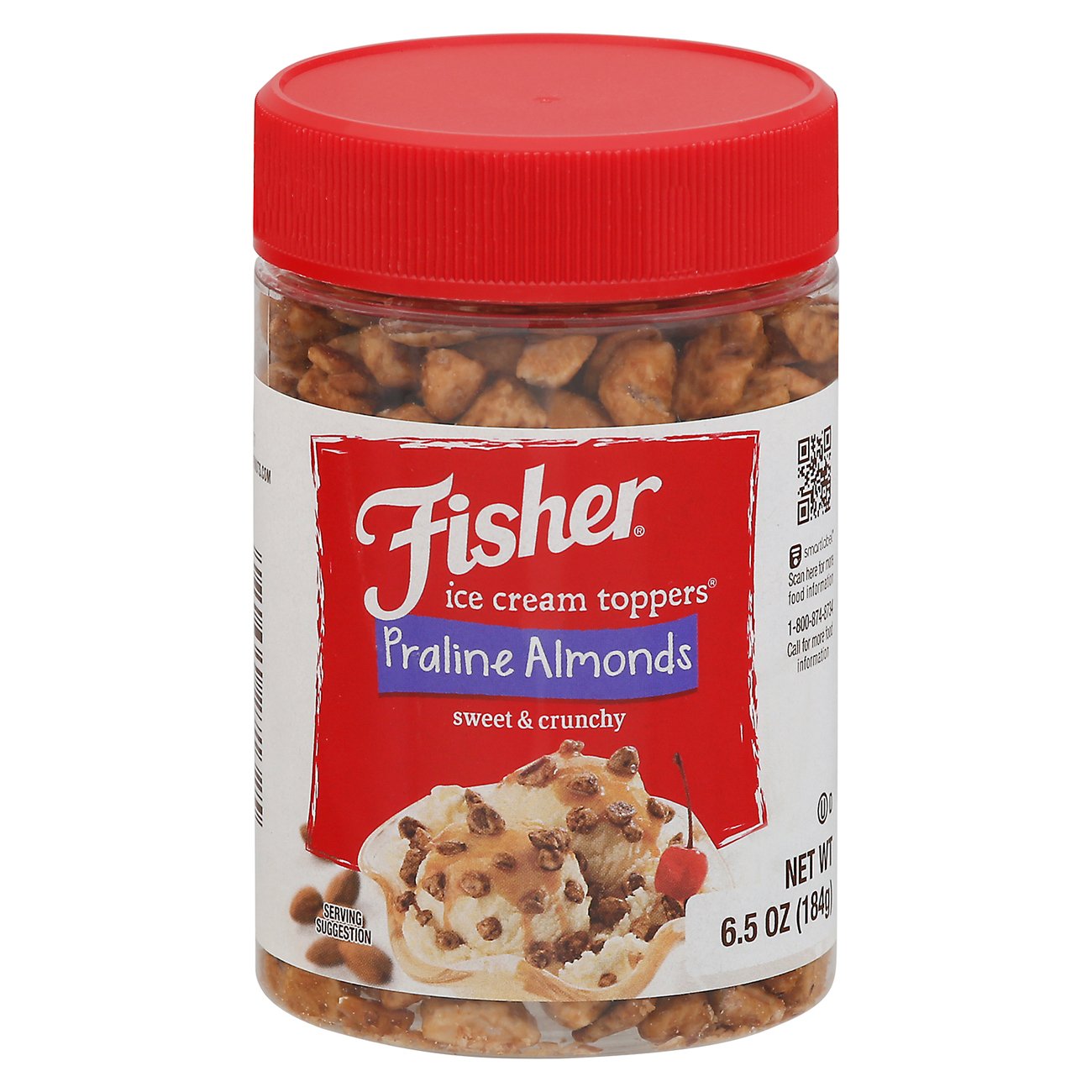 Fisher Praline Almonds Ice Cream Toppers - Shop Sundae Toppings at H-E-B