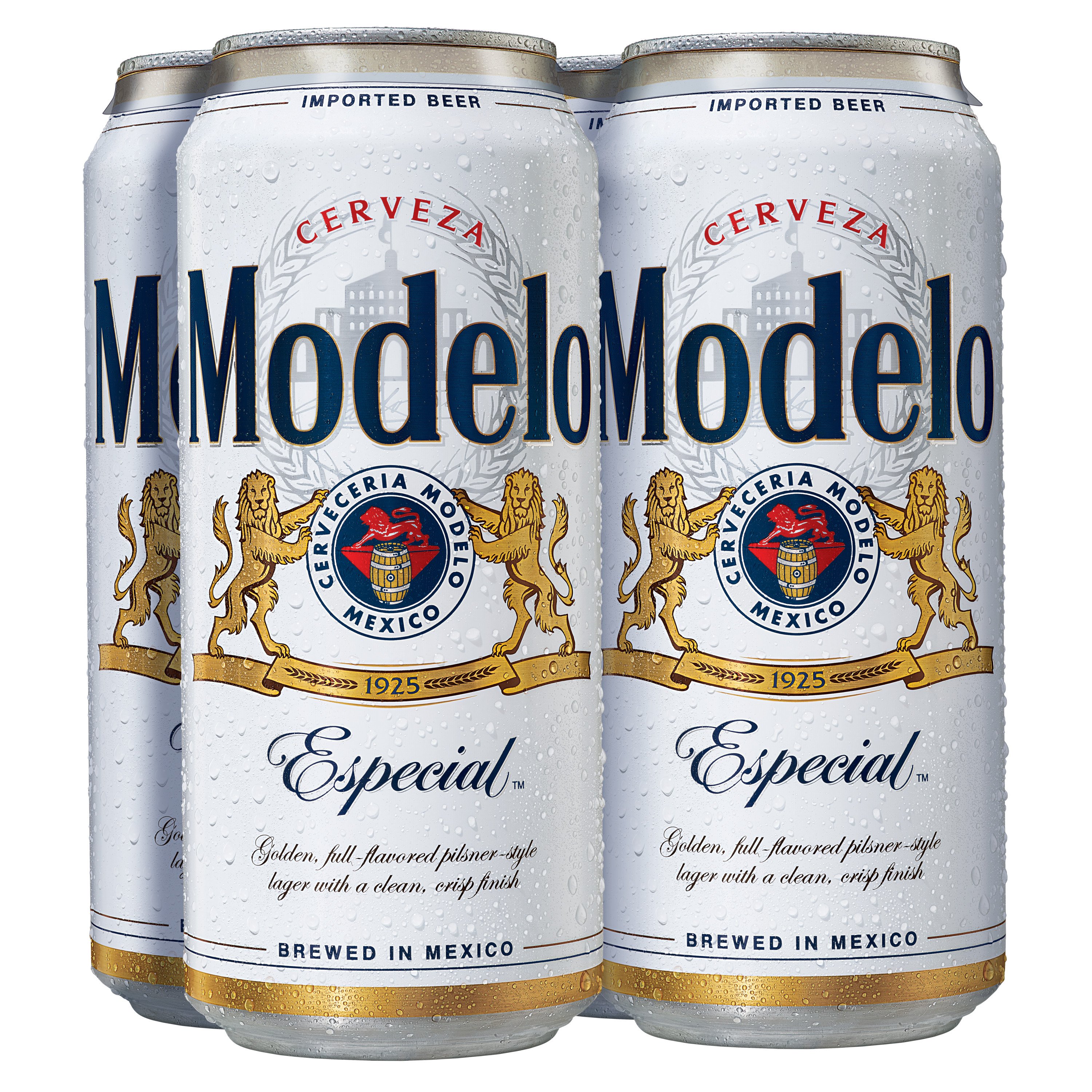 Modelo Especial Mexican Lager Import Beer 16 Oz Cans 4 Pk Shop Beer