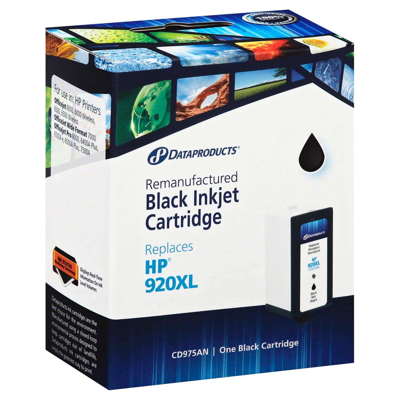 Dataproducts Remanufactured HP 920 XL Black Inkjet Printer Cartridge ...