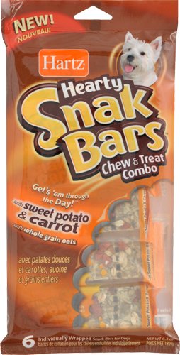 Hartz Hearty Snak Bars Sweet Potato & Carrots Chew Treat Combo - Shop ...