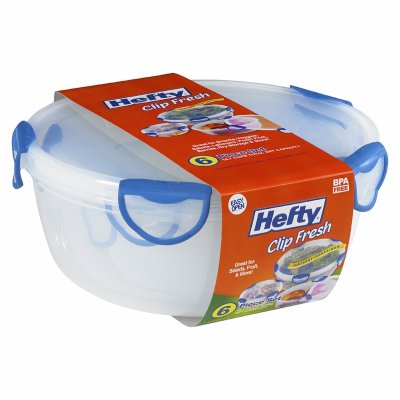 Hefty 7 Piece Clip Fresh Bowl Set with Colander - Shop Food storage at ...