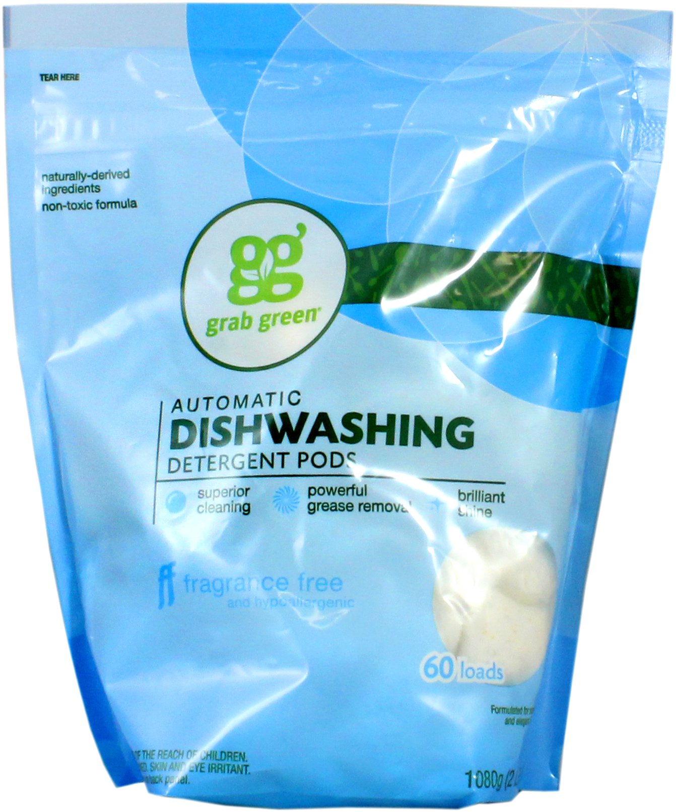 Grab Green Fragrance Free Automatic Dishwashing Detergent Pods - Shop ...