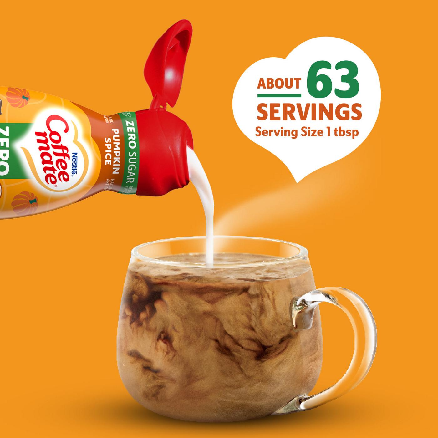 Nestle Coffee Mate Zero Sugar Liquid Coffee Creamer - Pumpkin Spice ...