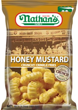 Nathan's Honey Mustard Crunchy Crinkle Fries - Shop Snacks & Candy at H-E-B