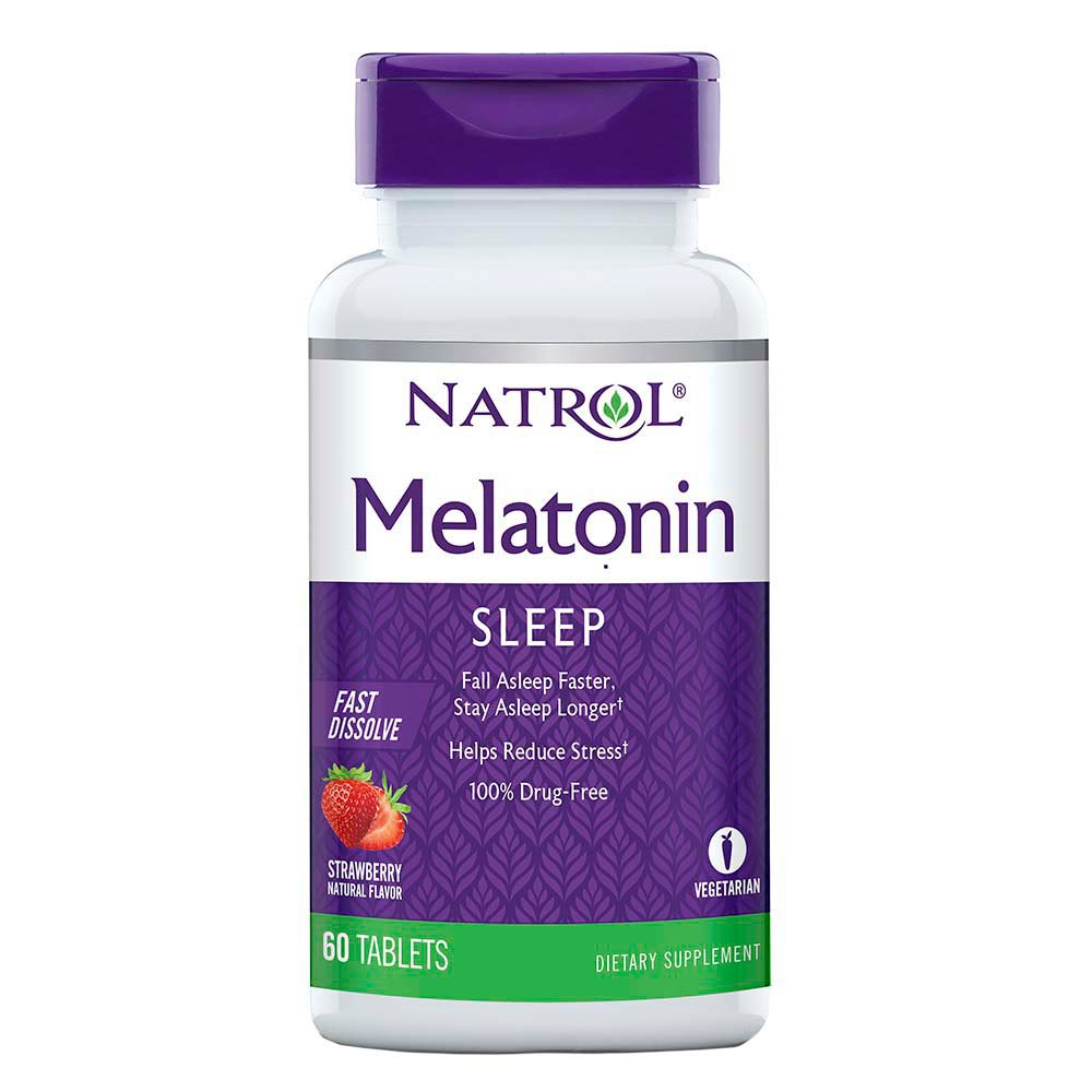 Natrol Advanced Sleep Melatonin 10 mg Maximum Strength Fast Dissolve ...