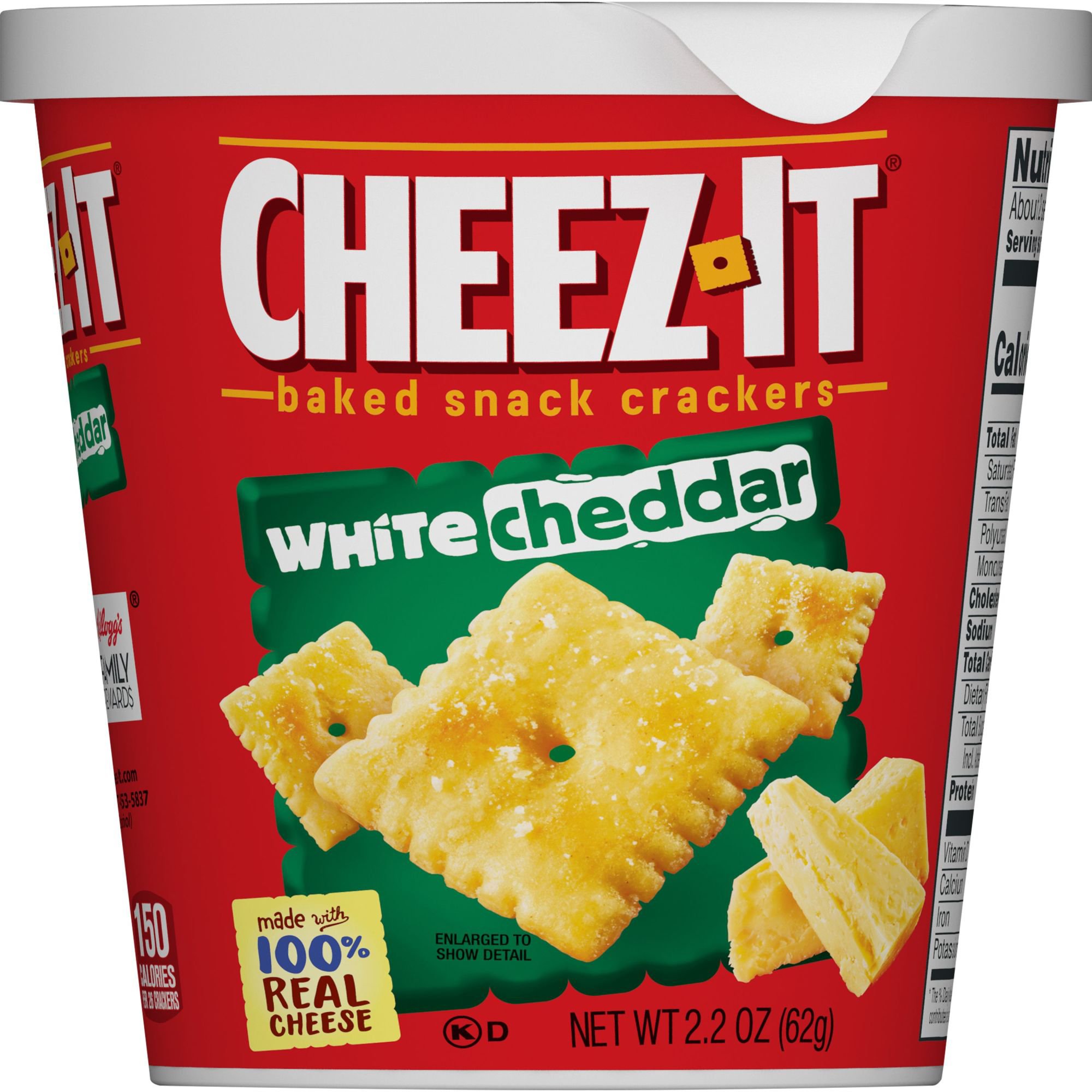 Cheez-It White Cheddar Cheese Crackers - Shop Crackers & breadsticks at ...