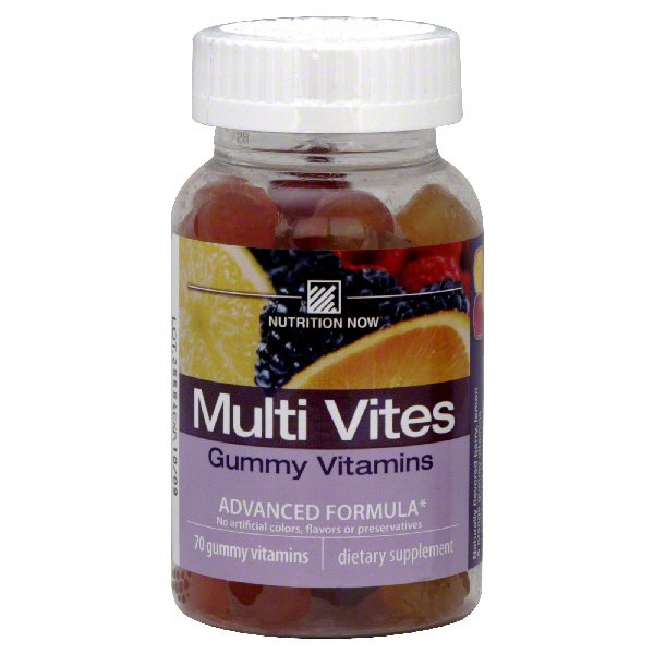 Nutrition Now Multi Vites Gummy Vitamins Advanced Formula Assorted ...