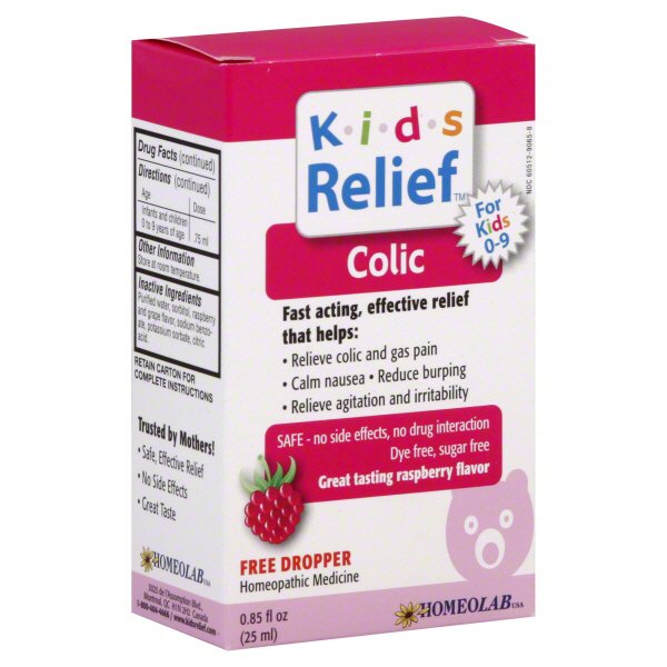 Kids Relief Colic For Kids 0-9 Raspberry Flavor - Shop Vitamins ...