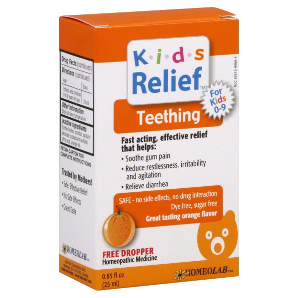 Homeolab USA Kids Relief Teething For Kids 0-9 Orange Flavor - Shop ...