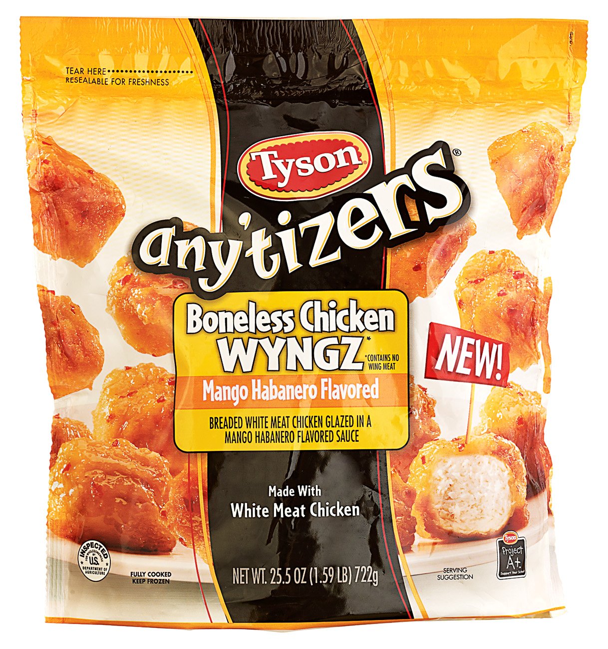 Tyson Mango Habanero Boneless Chicken Wyngz - Shop Meat at H-E-B