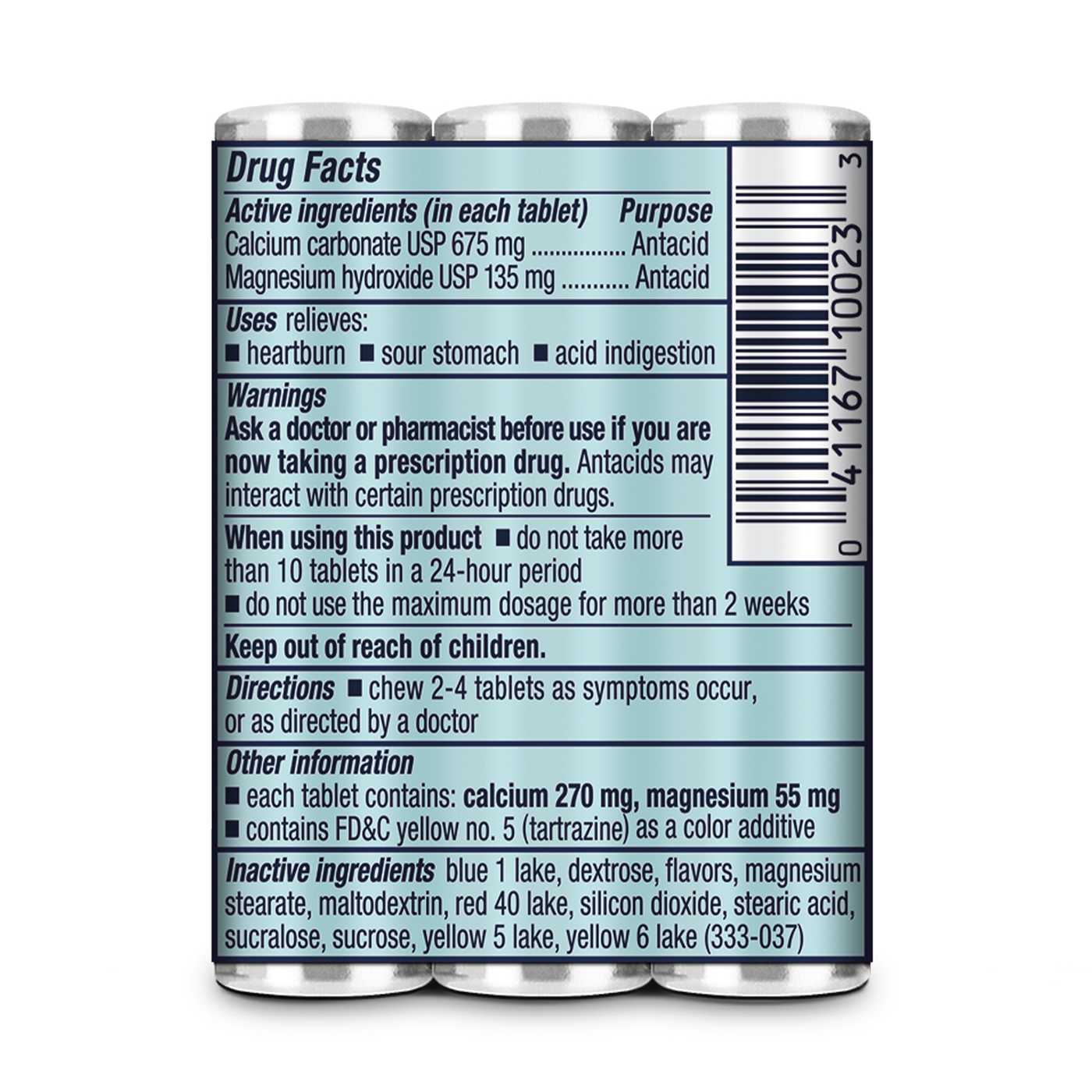 Rolaids 3 Roll Packs Extra Strength Tablets Assorted Fruit - Shop ...