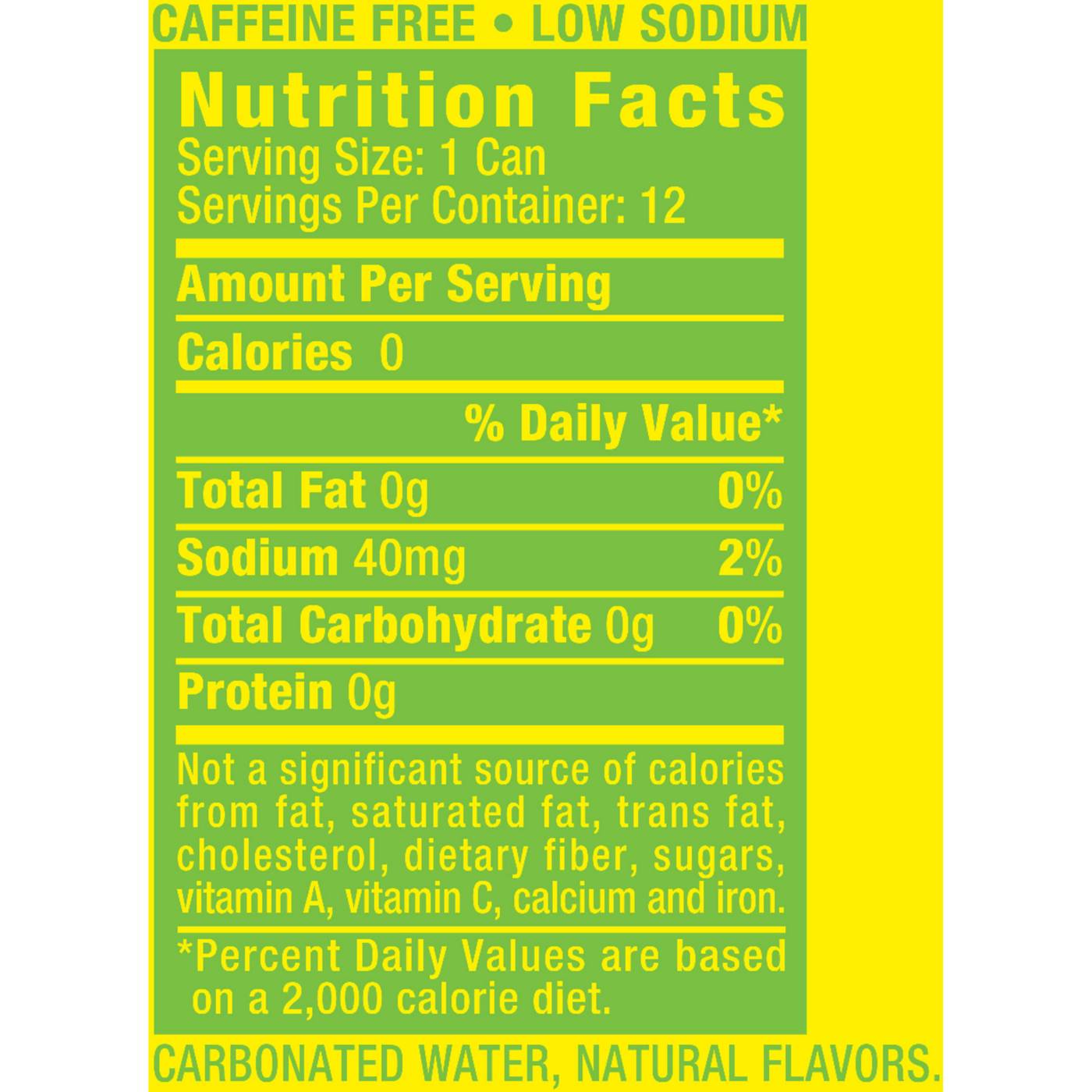 Canada Dry Lemon Lime Sparkling Seltzer Water 12 PK Cans - Shop Water at H-E-B