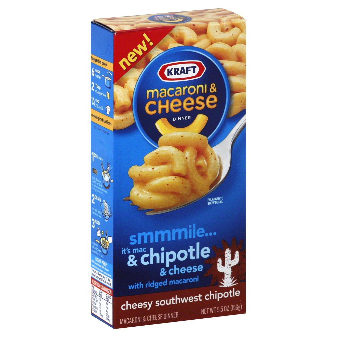 Kraft Cheesy Southwest Chipotle Macaroni and Cheese Dinner - Shop ...