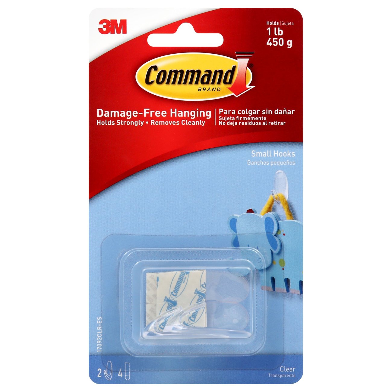 Command Small Clear Hooks - Shop Hooks & picture hangers at H-E-B