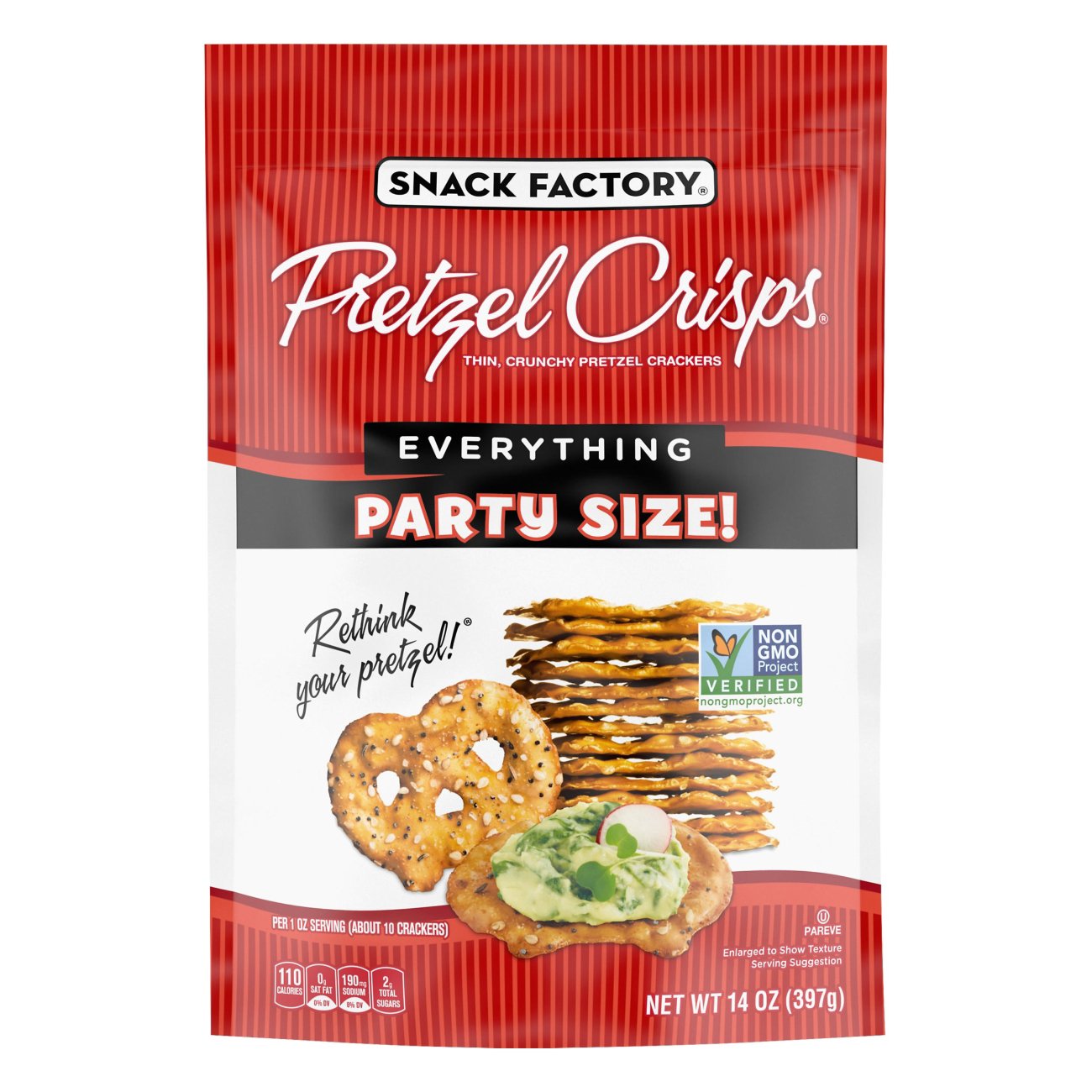 Snack Factory Pretzel Crisps Everything - Shop Chips at H-E-B