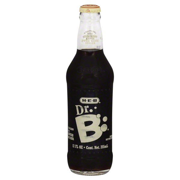 H-E-B Dr. B Soda Glass Bottle - Shop Soda at H-E-B