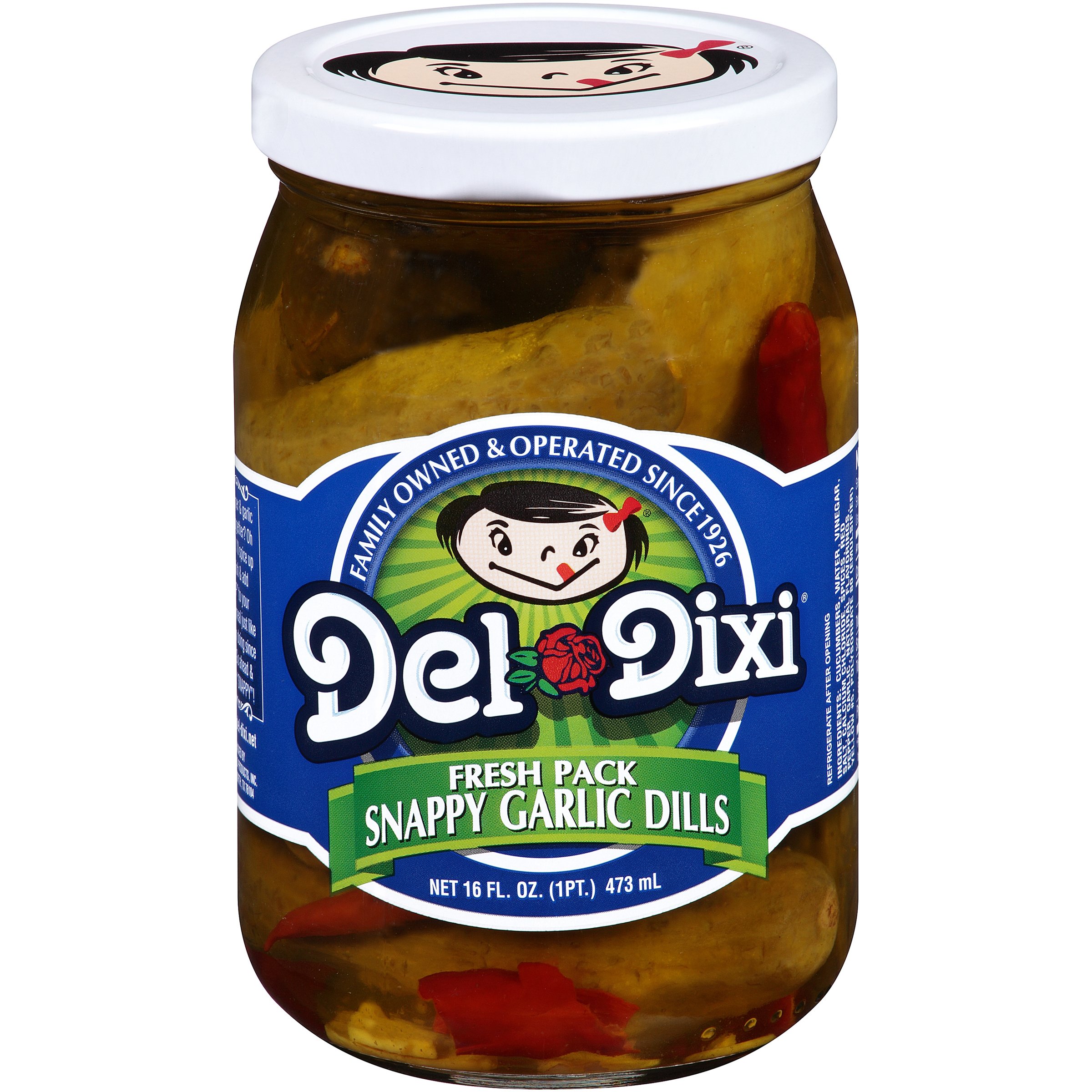 Del-Dixi Snappy Garlic Dill Pickles - Shop Vegetables at H-E-B
