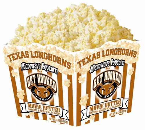 Popz Texas Longhorns Microwave Popcorn - Shop Popcorn at H-E-B