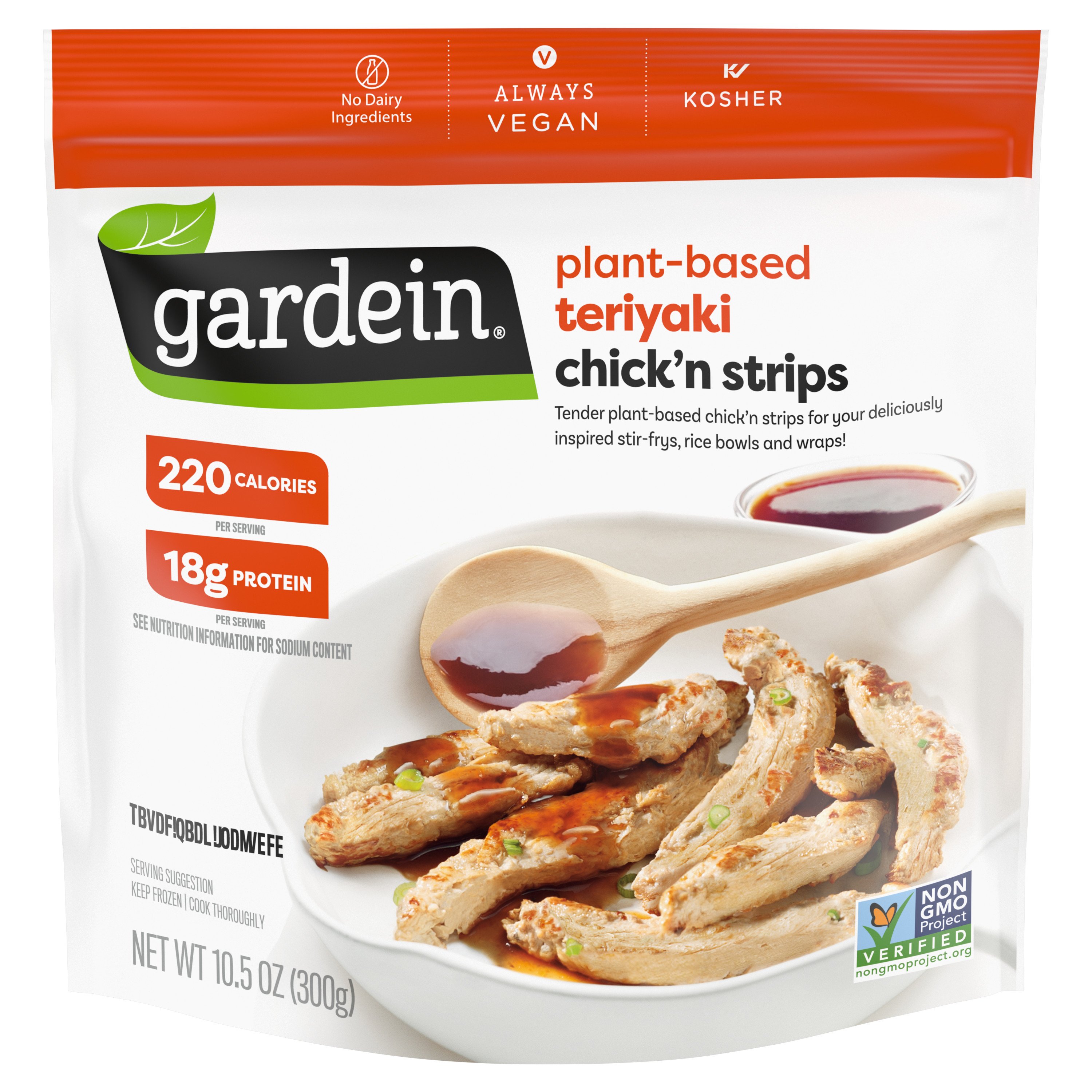 Gardein Plant-Based Teriyaki Chick'n Strips - Shop Meat alternatives at ...
