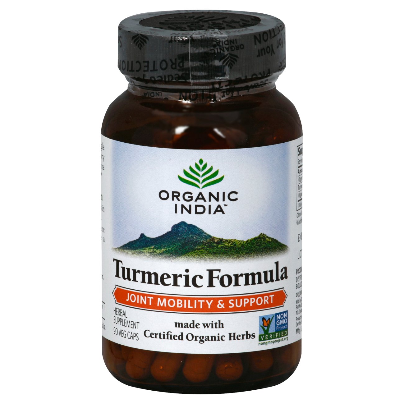 Organic India Turmeric Formula Vegetarian Capsules - Shop Herbs ...