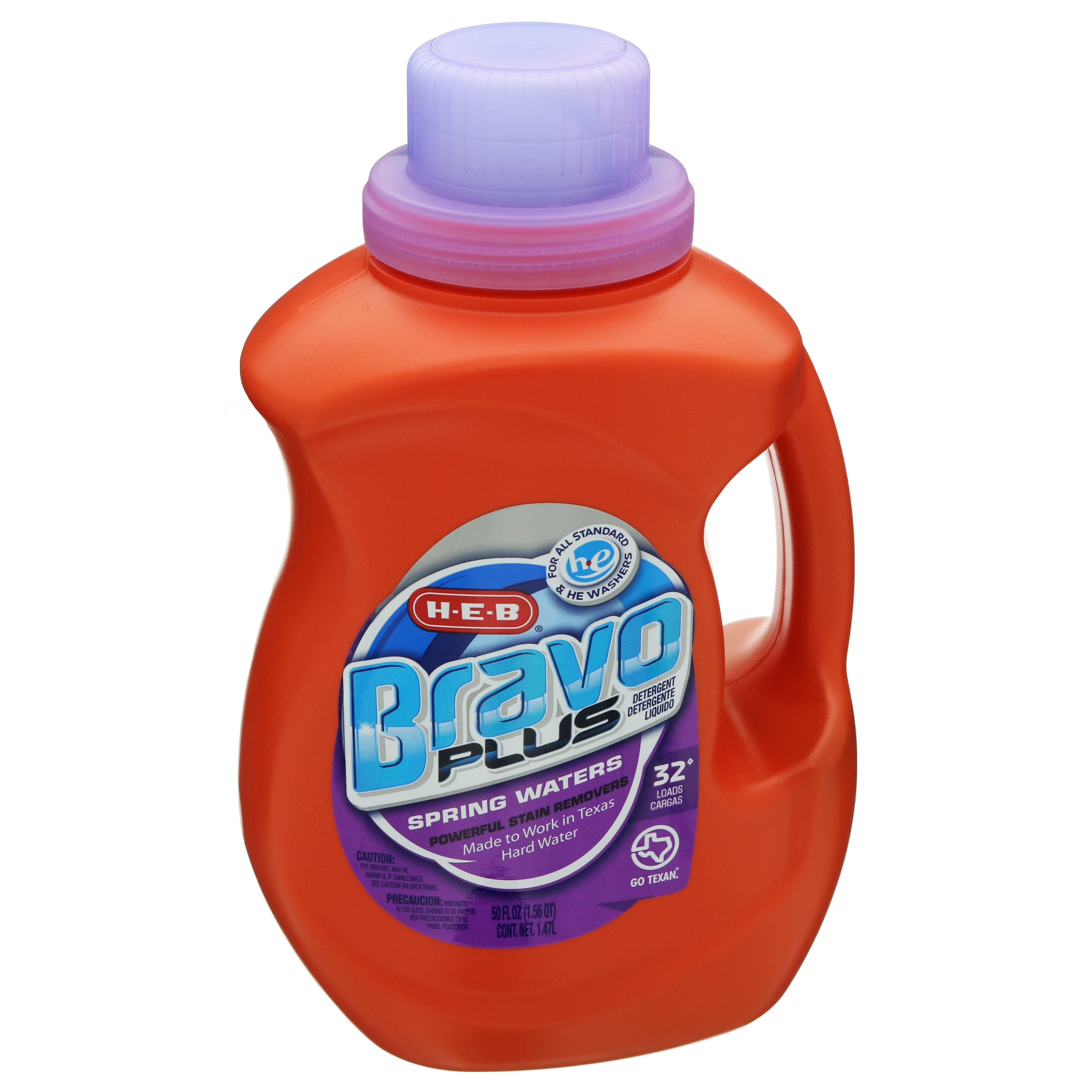 H-E-B Bravo Plus Spring Waters Liquid Detergent 32 loads - Shop ...