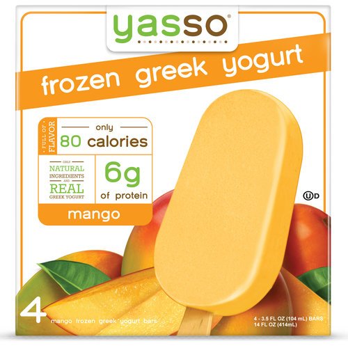 Yasso Frozen Greek Yogurt Mango Bars - Shop Ice cream at H-E-B