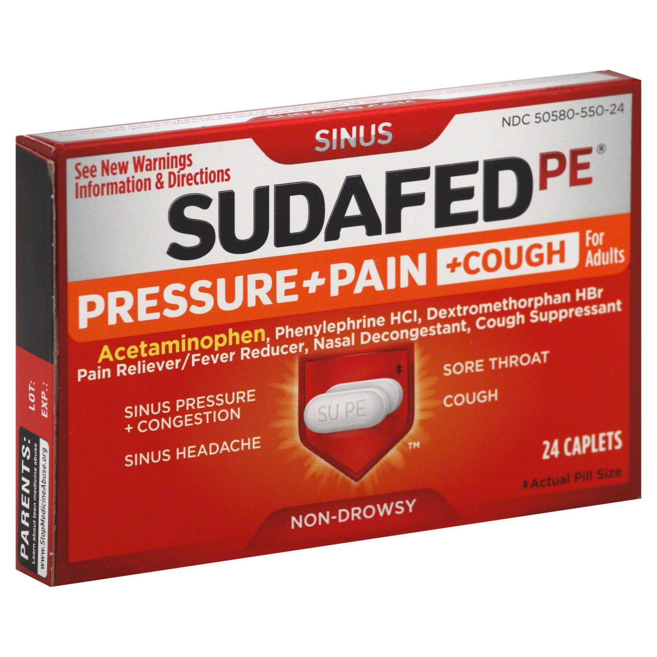 Sudafed PE Pressure + Pain + Cough Caplets - Shop Sinus & allergy at H-E-B