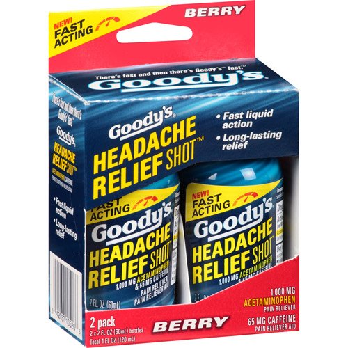 Goody's Berry Flavor Headache Relief Shot 2 PK - Shop Pain relievers at ...