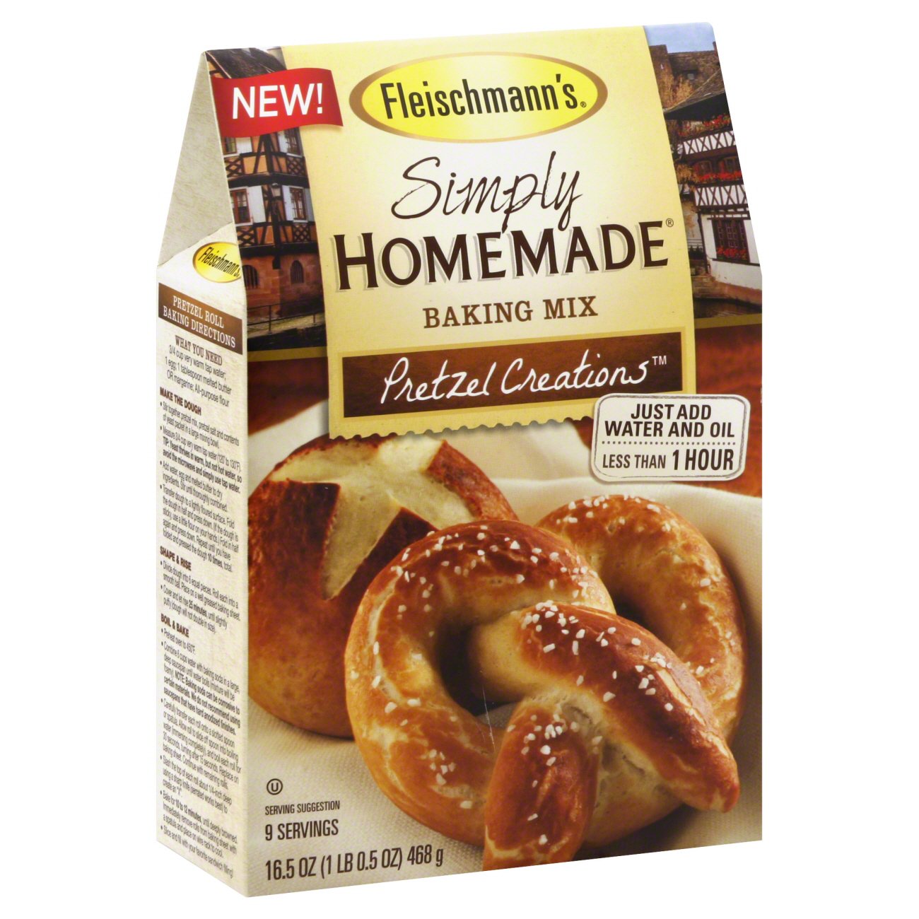 Fleischmann's Simply Homemade Pretzel Creations Baking Mix - Shop ...