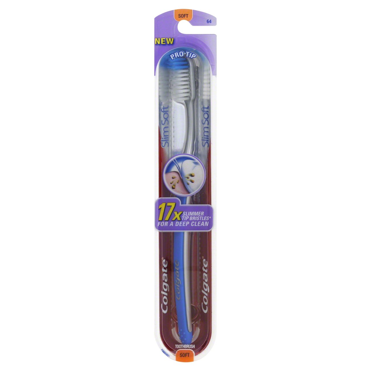 Colgate Slim Soft Pro Tip Toothbrush Soft - Shop Toothbrushes at H-E-B