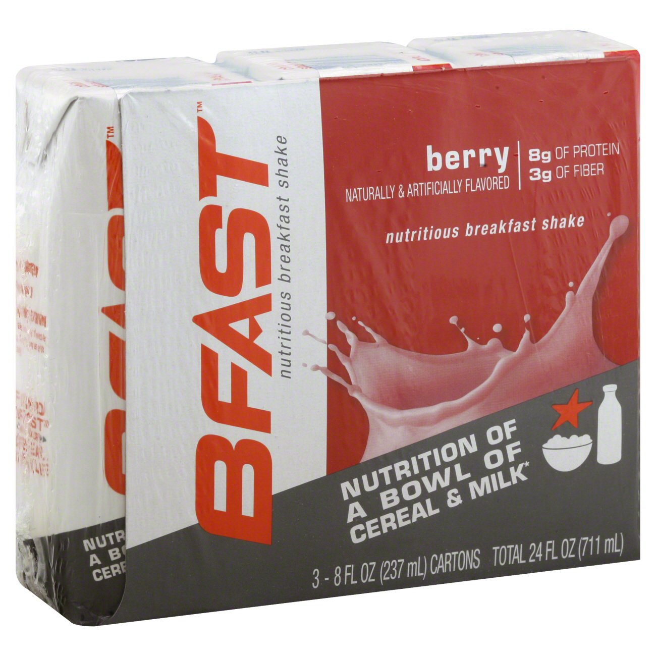 Bfast Berry Nutritious Breakfast Shake 3 PK - Shop Shakes & Smoothies ...