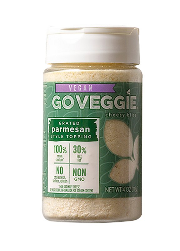 Go Veggie Vegan Grated Parmesan Topping - Shop Tofu & Meat Alternatives ... Go Veggie Vegan Grated Parmesan Topping - Shop Tofu & Meat Alternatives ...