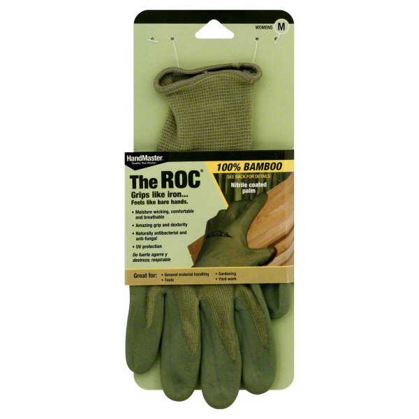 HandMaster The ROC Medium Bamboo Nitrile Gloves, Meduim - Shop Home ...