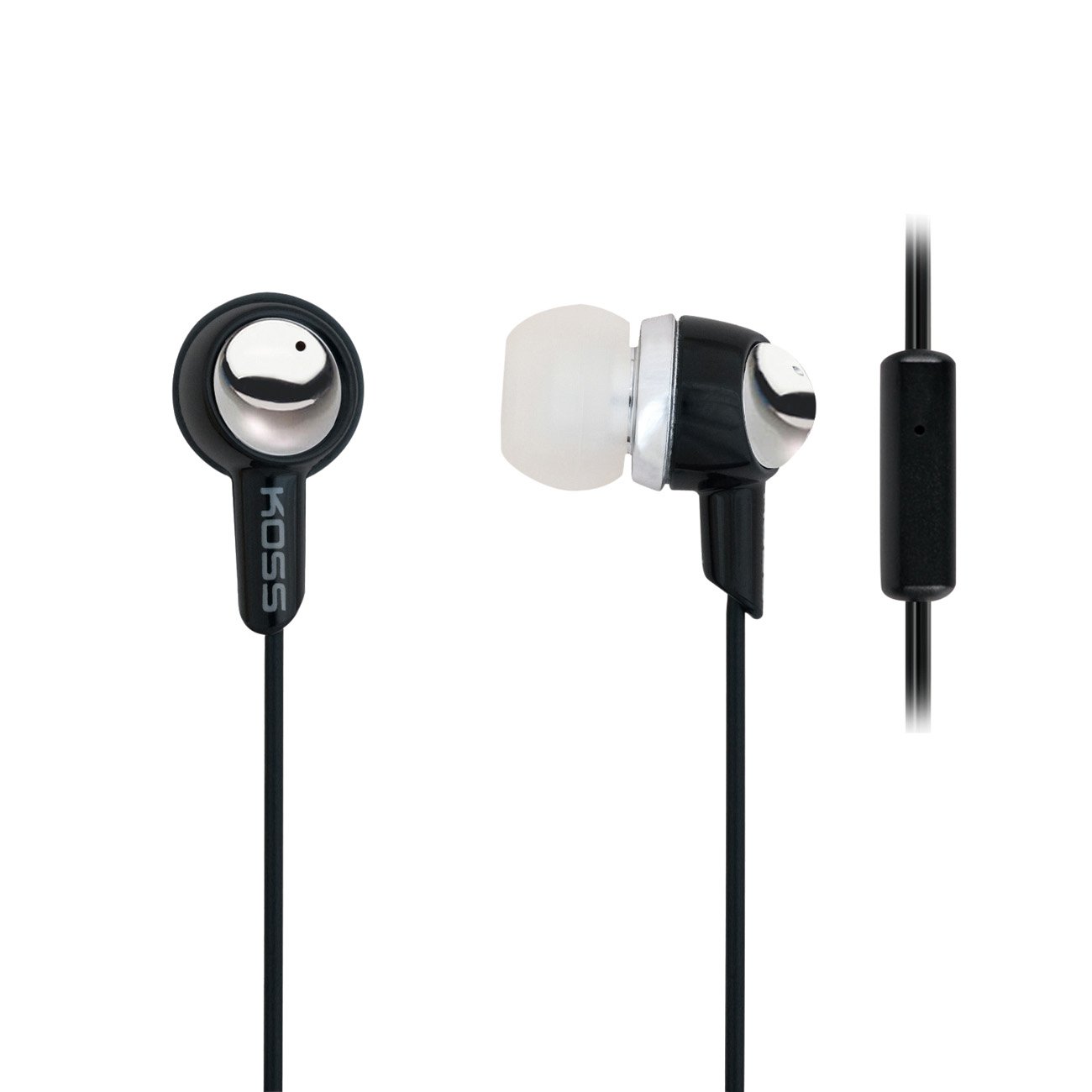 Koss Black Passive Noise Isolating Earbuds With Microphone - Shop ...