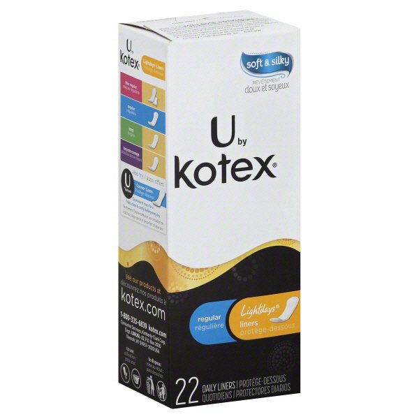 Kotex Natural Balance Lightdays Regular Unscented Pantiliners - Shop ...