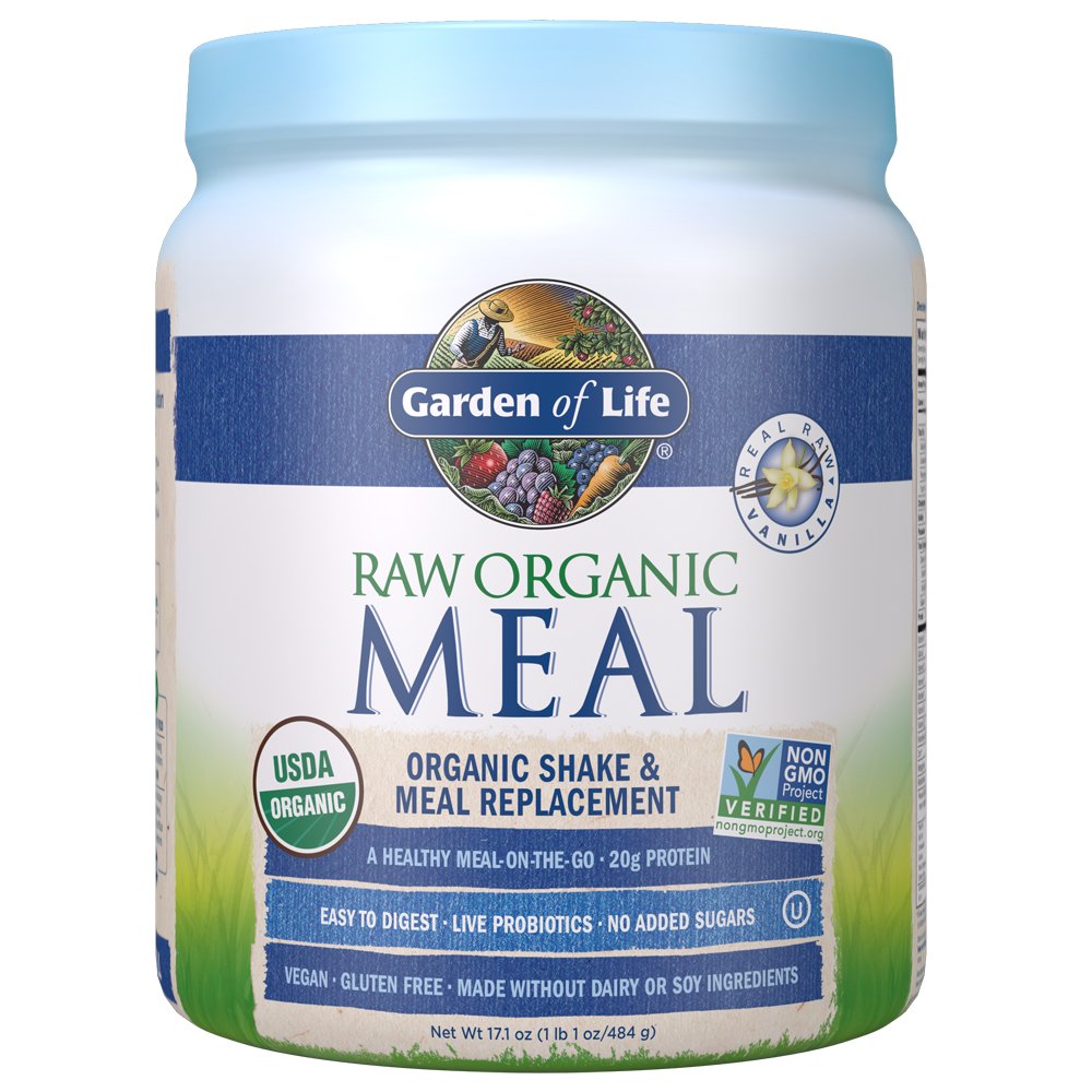 Garden of Life Raw Organic Meal Shake & Meal Replacement Powder, 17.1 ...