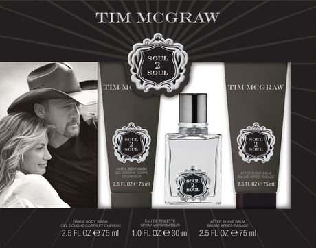 Tim McGraw Soul 2 Soul 3 Piece Cologne Set for Men - Shop Bath & Skin ...