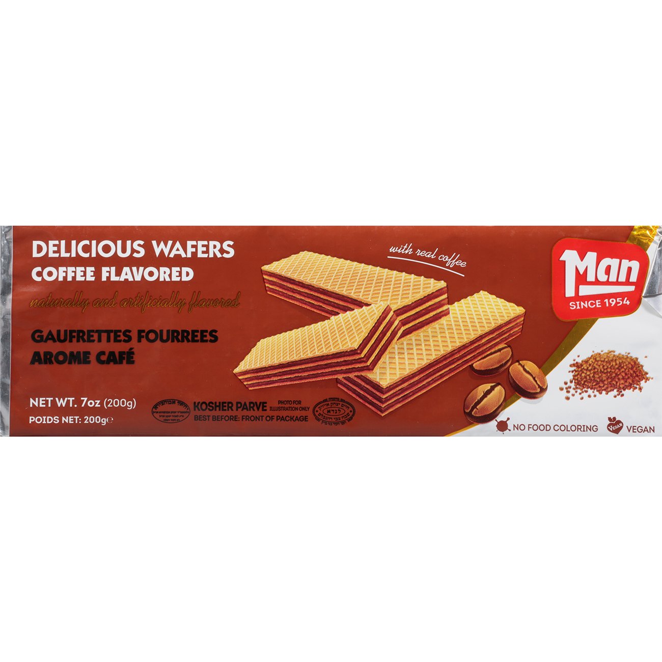 Man Kosher Coffee Flavored Wafers - Shop Cookies at H-E-B