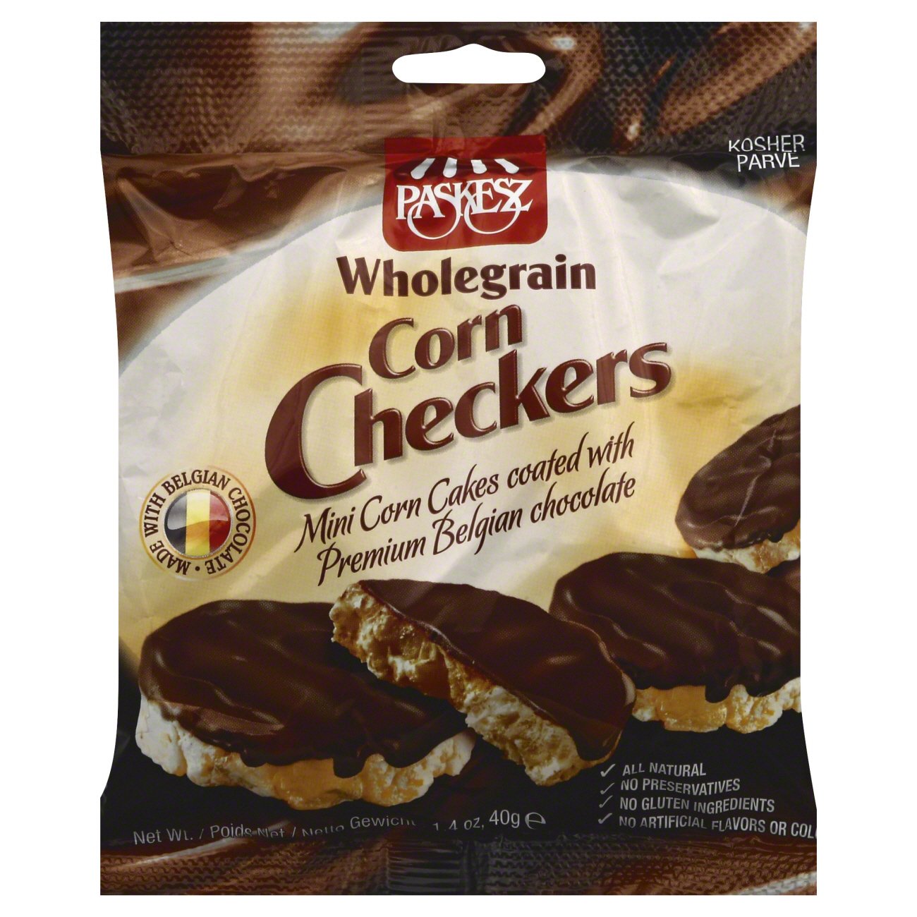 Paskesz Kosher Chocolate Covered Corn Checkers - Shop Cookies at H-E-B