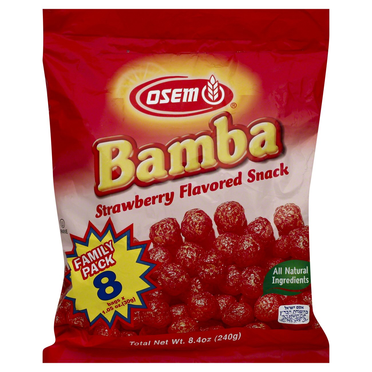 Osem Bamba Strawbery Flavored Snack - Shop Candy at H-E-B
