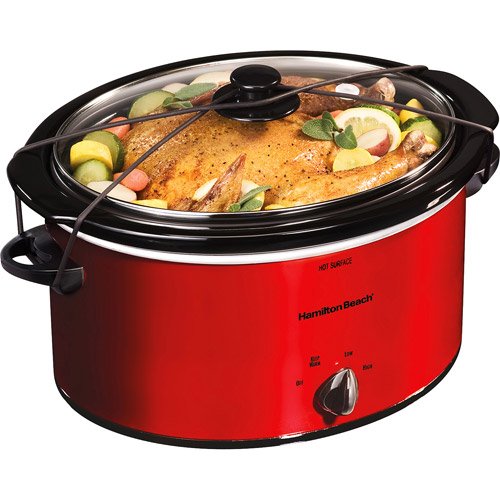 Hamilton Beach Red 5-Quart Slow Cooker - Shop Cookers & roasters at H-E-B