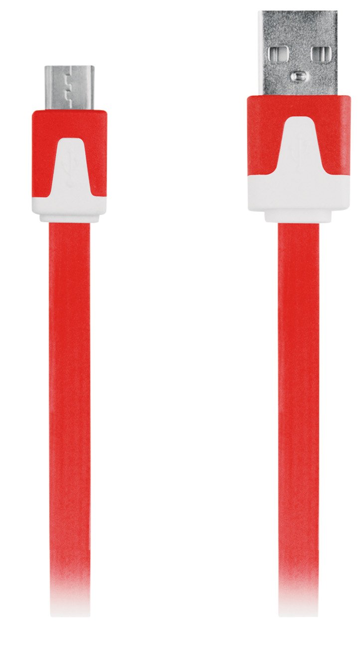 Cellular Innovations iEssentials Red Micro USB Charger & Sync Cable ...