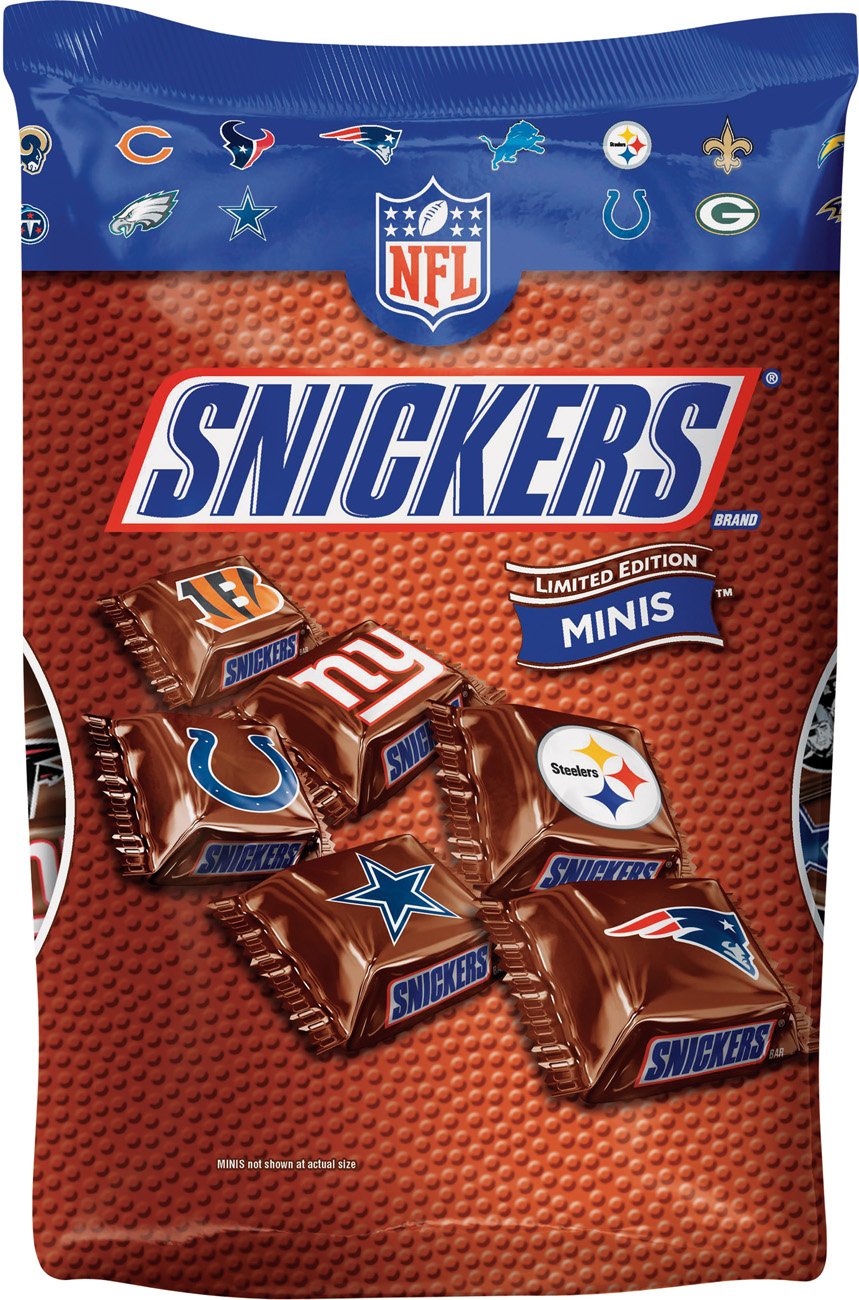 Snickers Limited Edition NFL Minis - Shop Candy at H-E-B