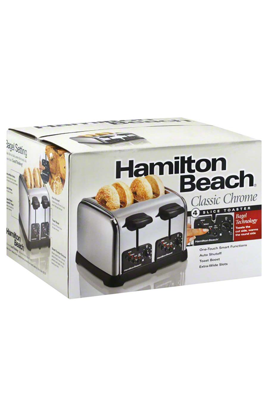 Hamilton Beach Classic 4 Slice Toaster - Stainless Steel - Shop ...
