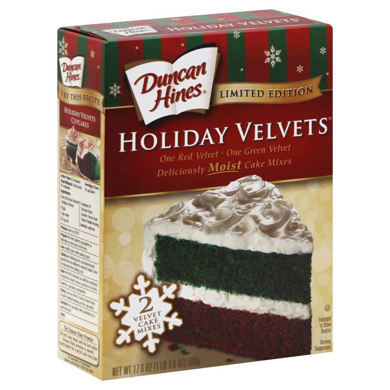 Duncan Hines Holiday Velvets Cake Mix - Shop Baking mixes at H-E-B